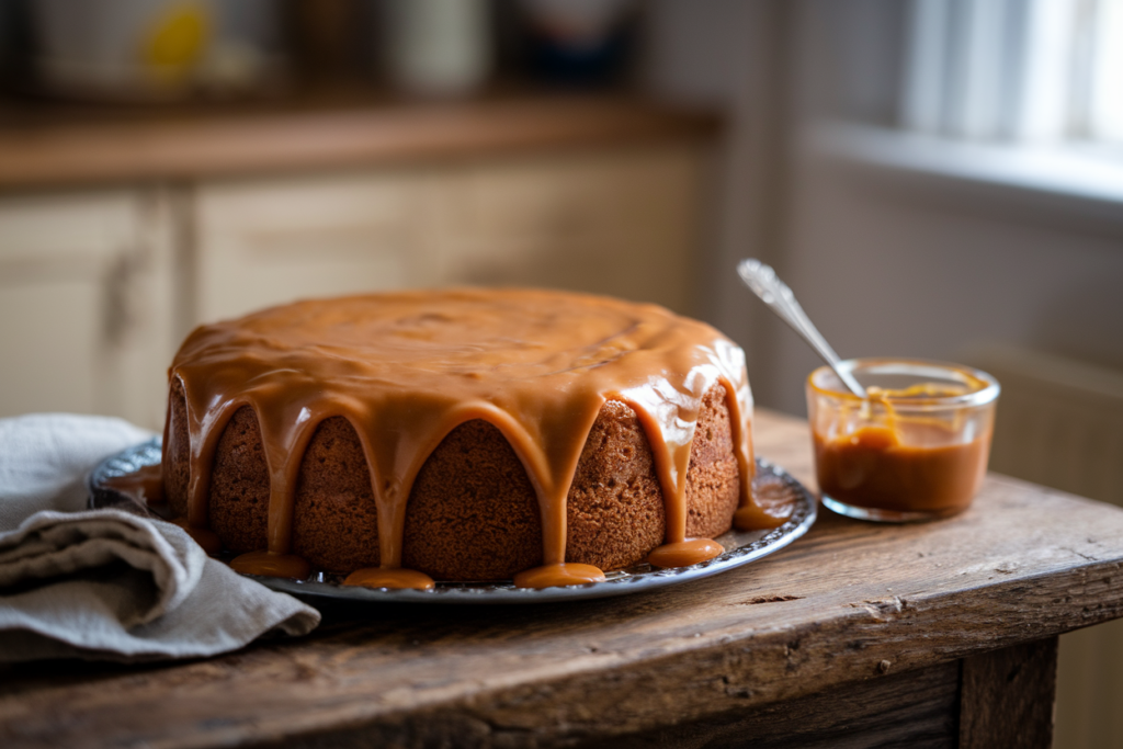 עוגת סולת לימון בתנור עם סירופ לימוני עסיסי, רכה ונמסה בפה